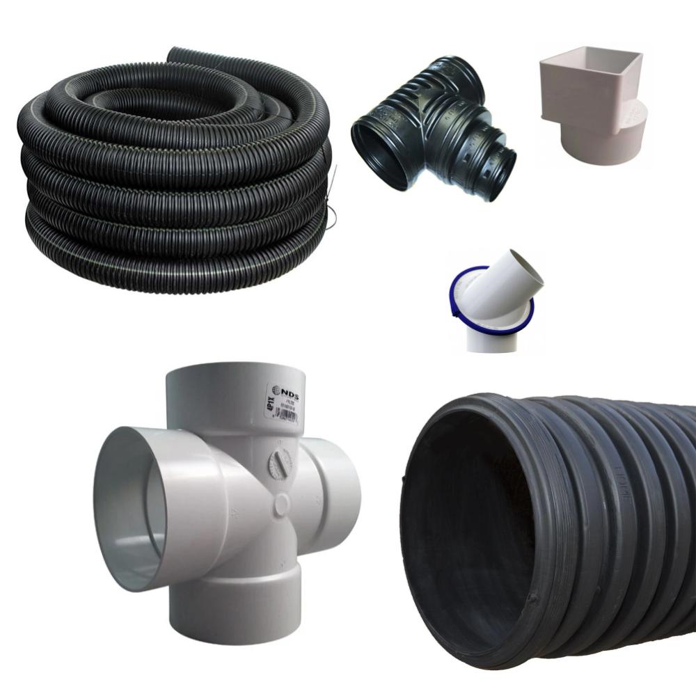 Drainage Pipe & Fittings up to 18" — Master Landscape Supply