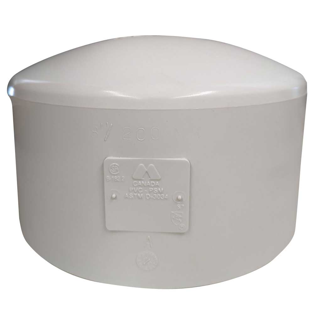 NDS 8P06 - 8" Sewer & Drain Cap — Master Landscape Supply
