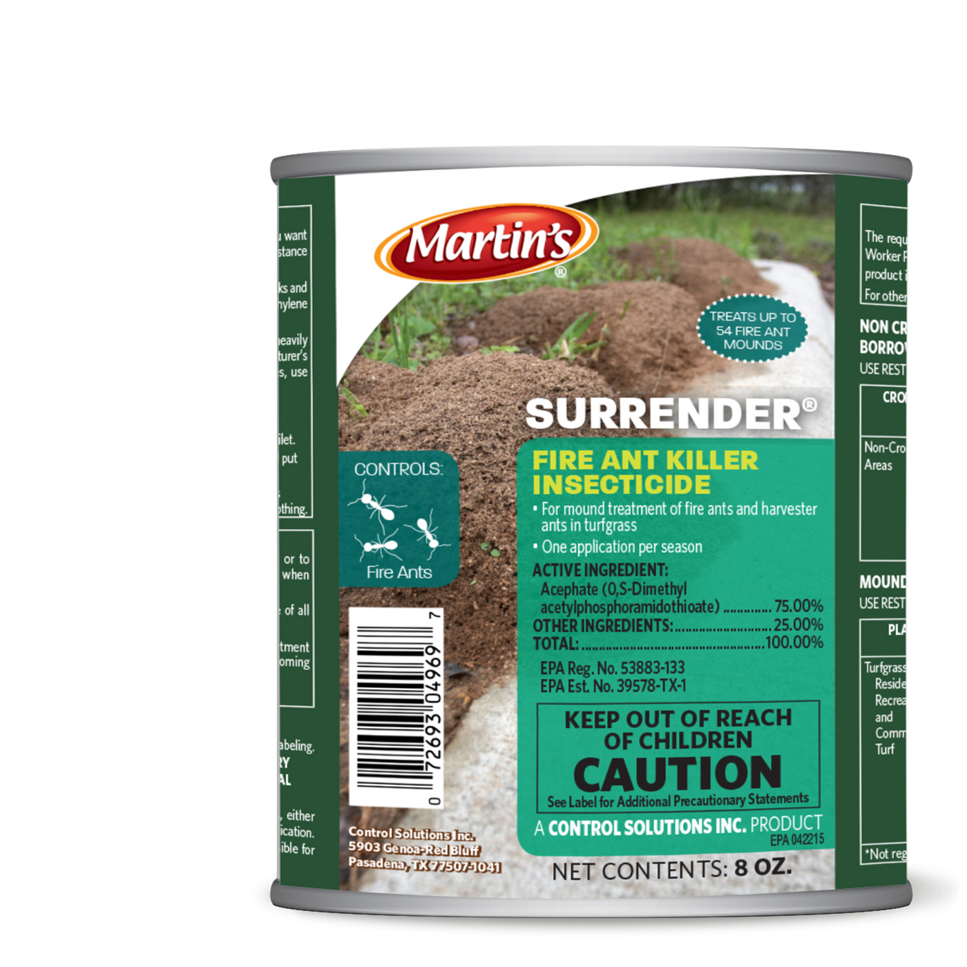 Martins 82004969 Surrender Fire Ant Killer 8 oz. — Master Landscape Supply