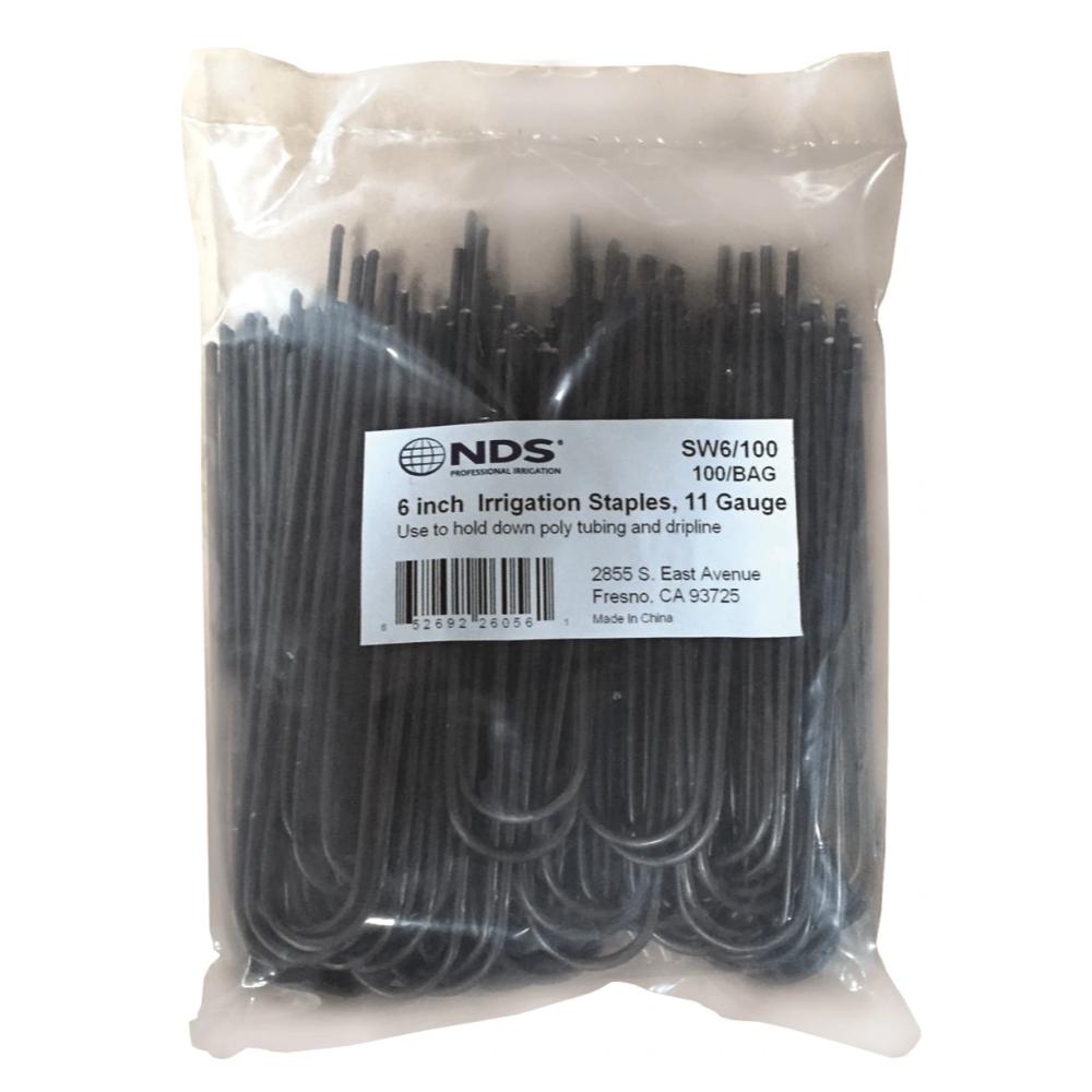 Landscape & Sod Staple 6" Flat Top 25/BG — Master Landscape Supply